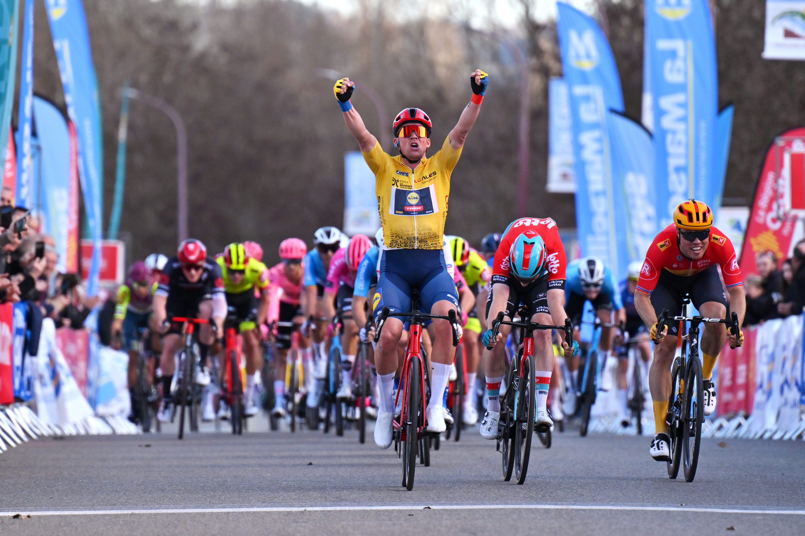 Mads Pedersen tastes his first win of the season in Bessèges | Trek ...