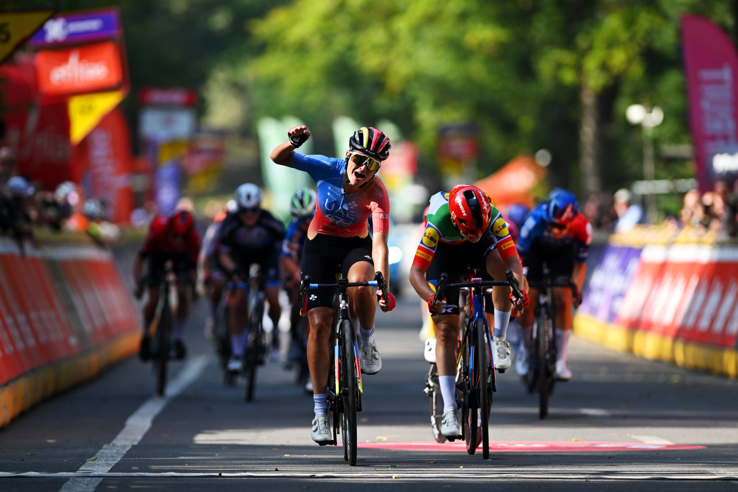 Aggressive racing nets Longo Borghini 2nd at GP Wallonie | Trek Race Shop